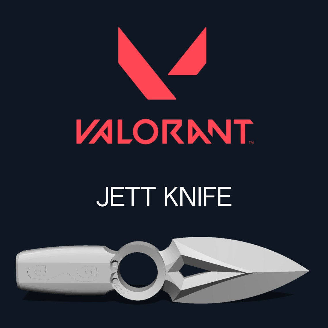 Valorant Accessories, Valorant Jett Knife, Valorant Game, Valorant ...