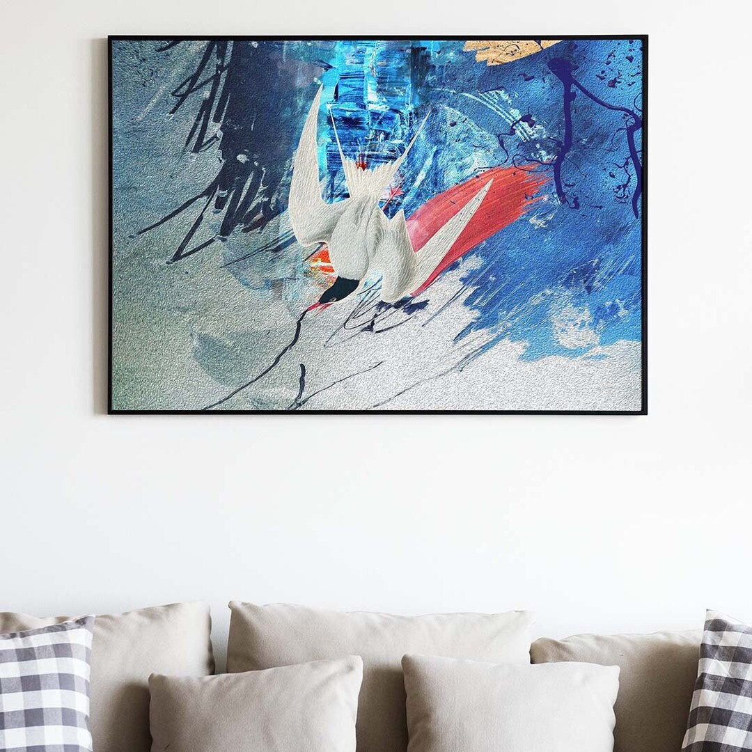 Cash Compass, Abstract Art Print, George Washington, Poster, Canvas ...