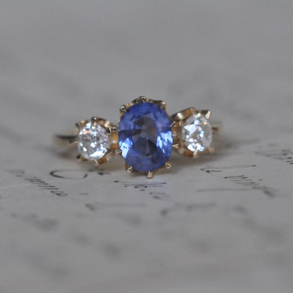 Antique Victorian Engagement Ring - Etsy