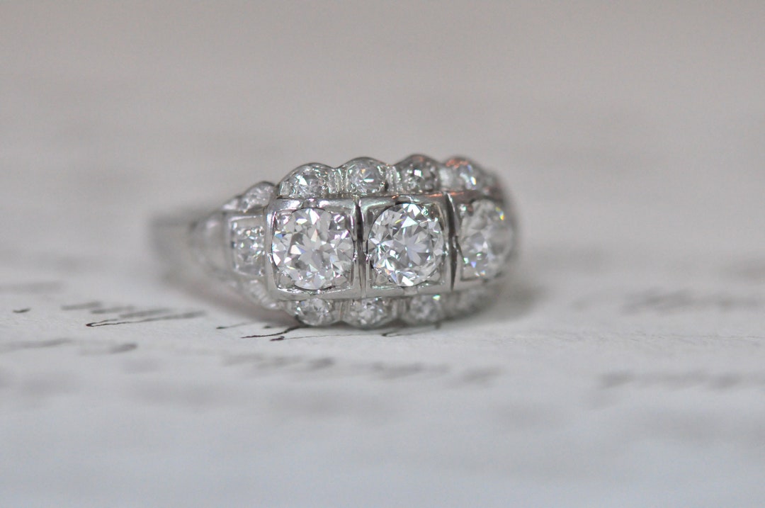Georgian Diamond Ring - Etsy