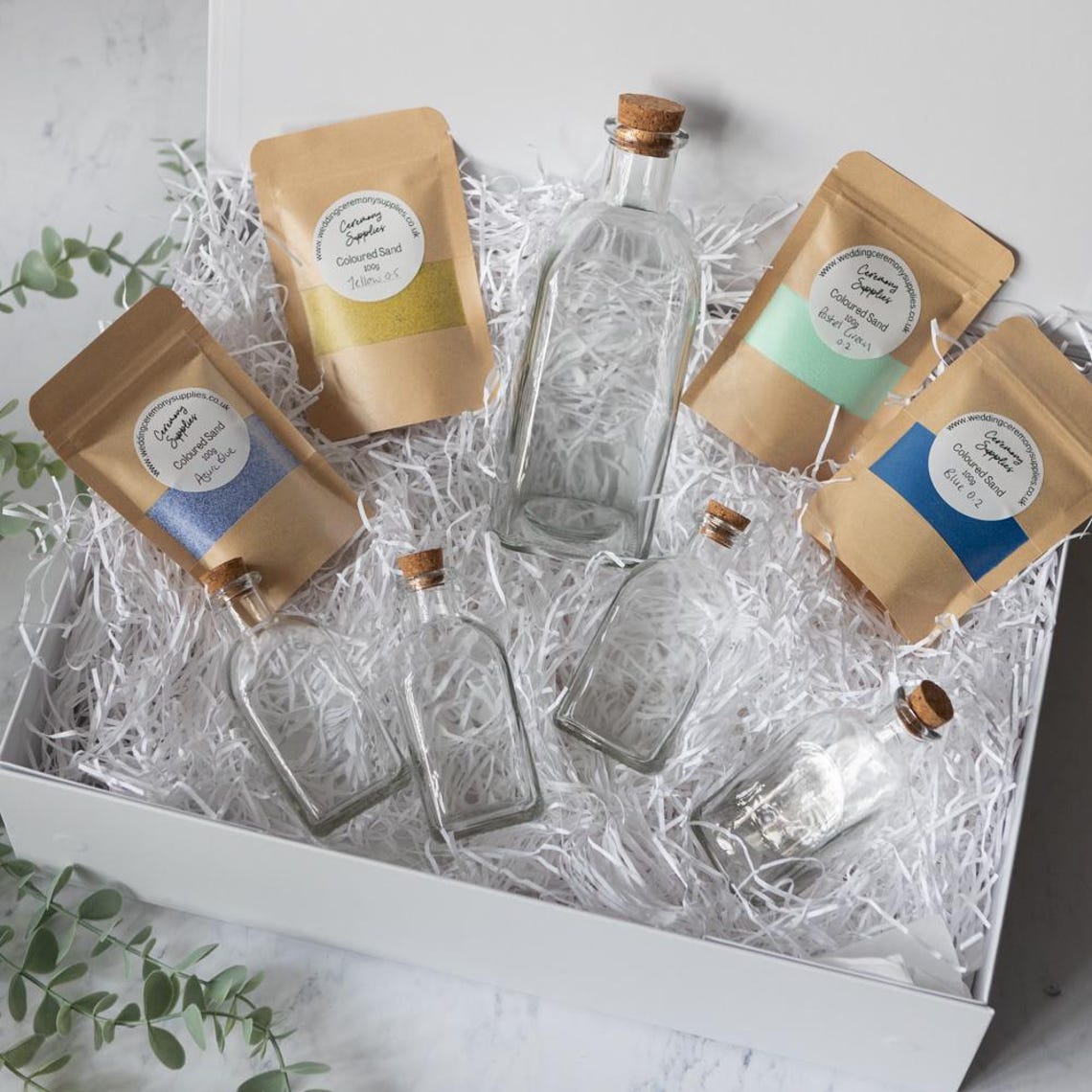 Sand Ceremony Complete Kit - Oval Bottle, Not Personalised - Unity ...