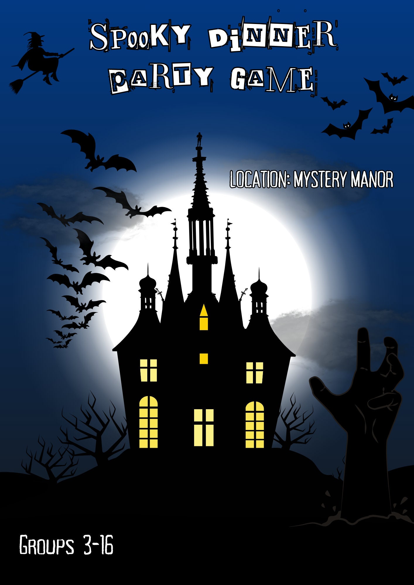 Spooky Dinner Party Game - Etsy