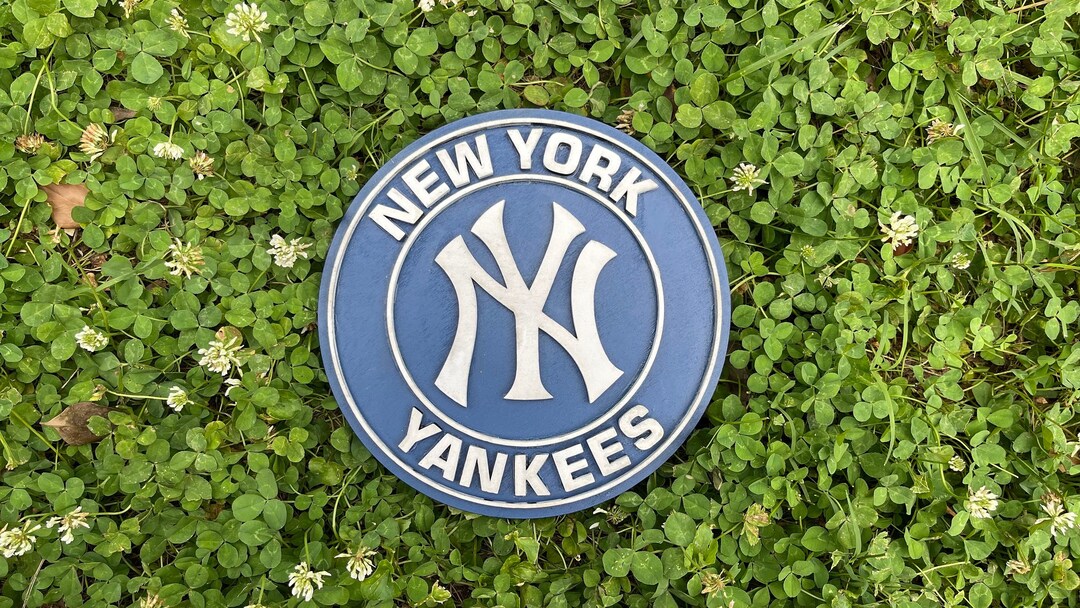 New York Yankees Logo Wooden Desk Art Shelf Art Wall Art Gift Idea for ...