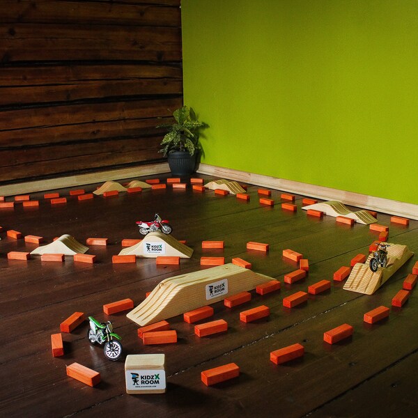 Motocross Track Toy - Etsy