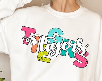 We Are Tigers Png Distressed Retro Vintage Letters Files Tiger Png ...