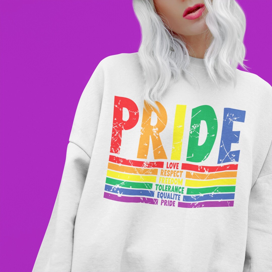 Pride Svg Png, Retro Distressed LGBT Svg Png, Gay Pride Svg Png, Gay ...