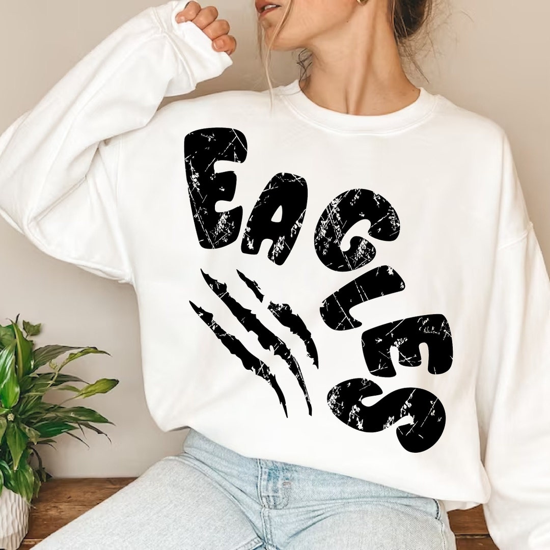 Eagles Png Retro Eagles Claw Mark Black Distressed Vintage Letters ...