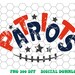 Patriots Png, Patriots Navy and Red Retro Distressed Vintage Letters ...