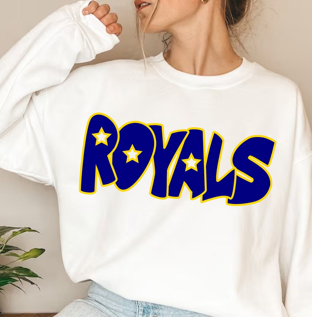 Royals Svg Png, Royals Navy Gold Letters With Stars Sublimation Design ...