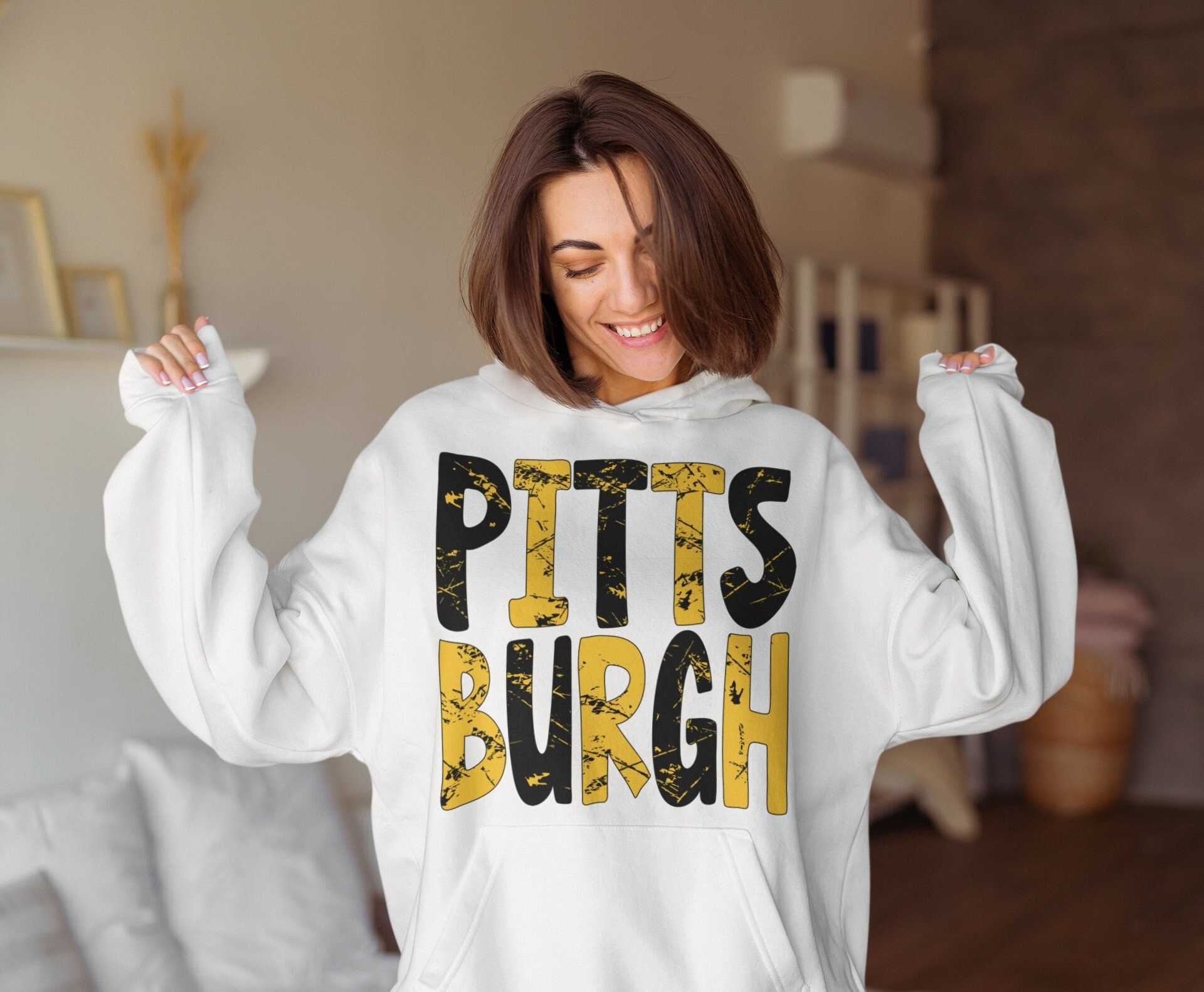 Pittsburgh Team Png, Retro Pittsburgh Orange Black Distressed Vintage ...