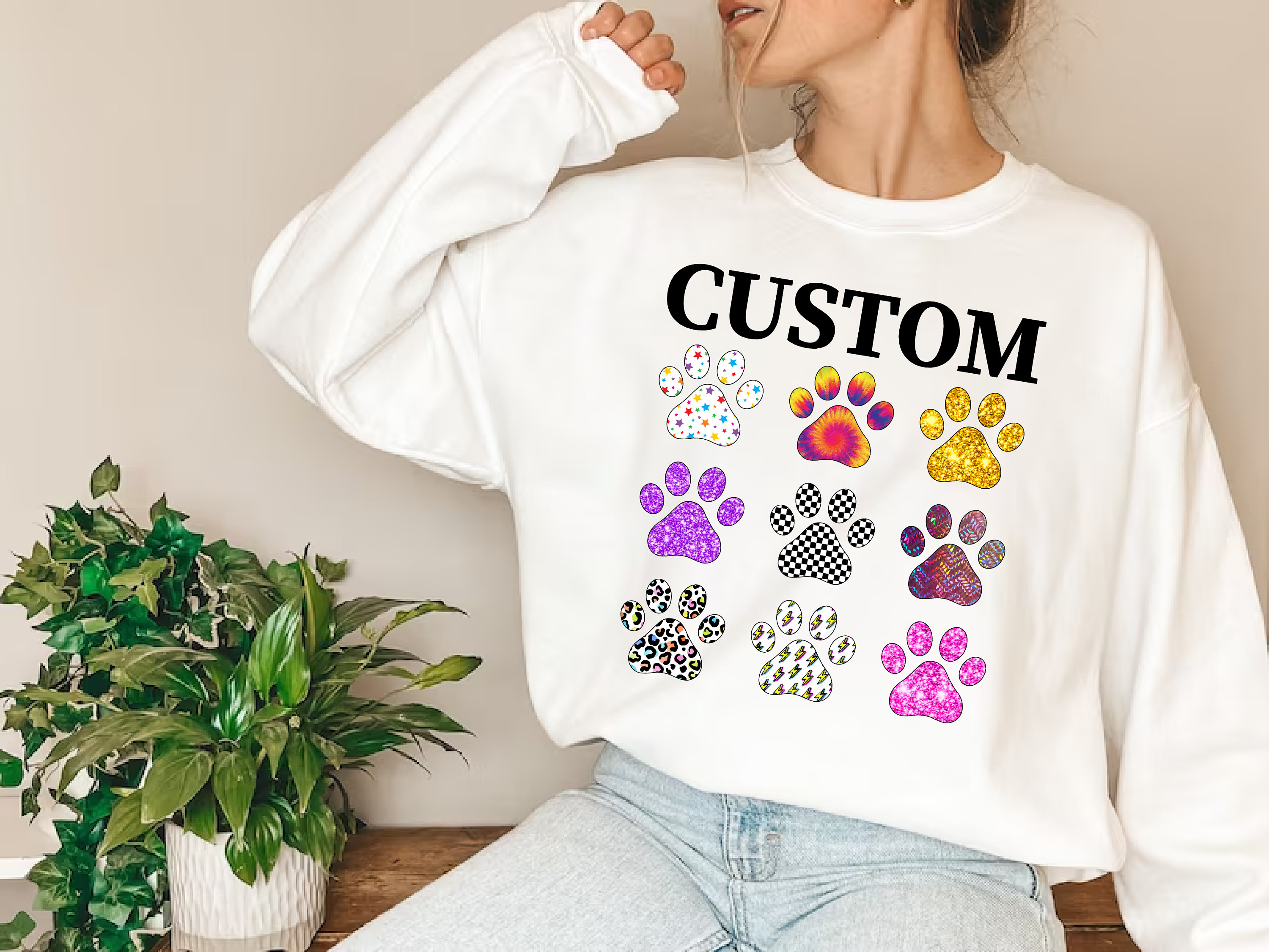 Paws Custom Mascot Team Png, Custom Sequins Lightning Vintage Letters ...