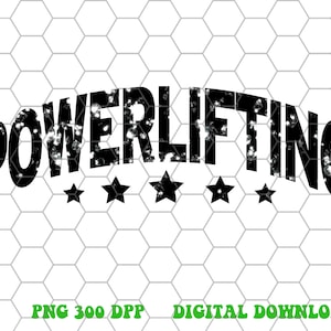 Glitter Powerlifting Png, Retro Powerlifting Black Sequins Vintage ...