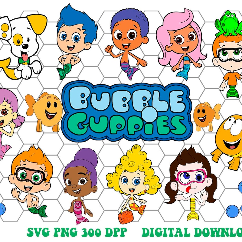 Zooli Bubble Guppies Svg - Etsy