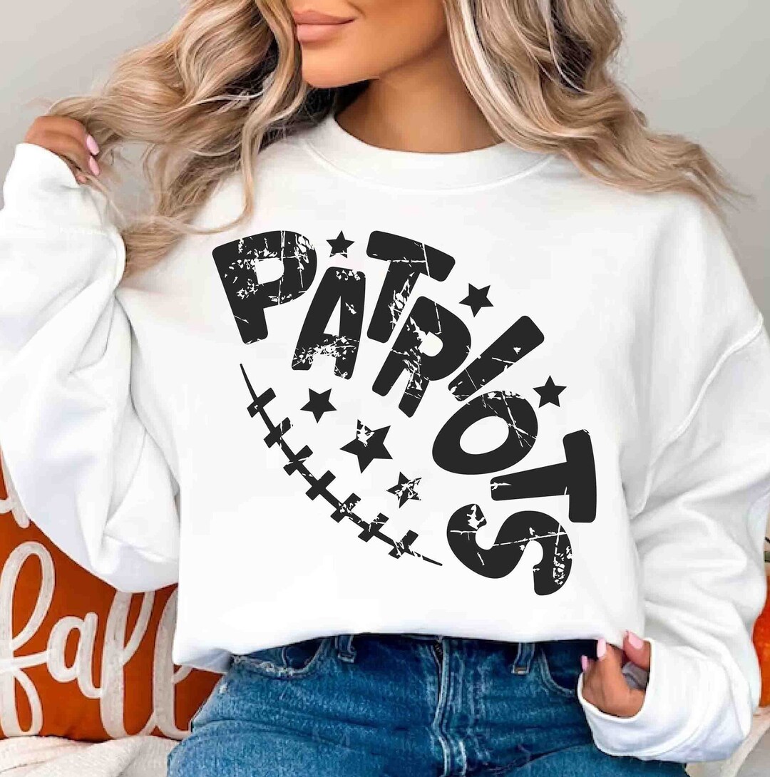 Patriots Png, Patriots Black Retro Distressed Vintage Letters Ball ...