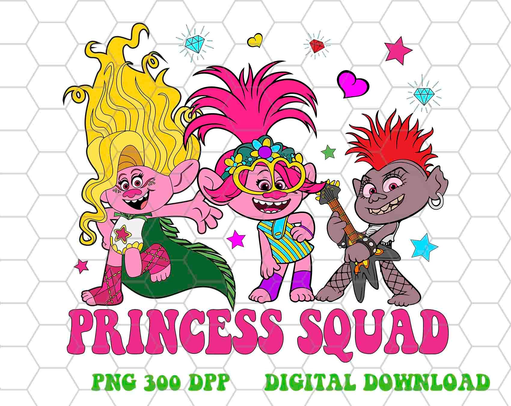 Princess Squad Png Quality Design for Print Cut Png Digital Download - Etsy
