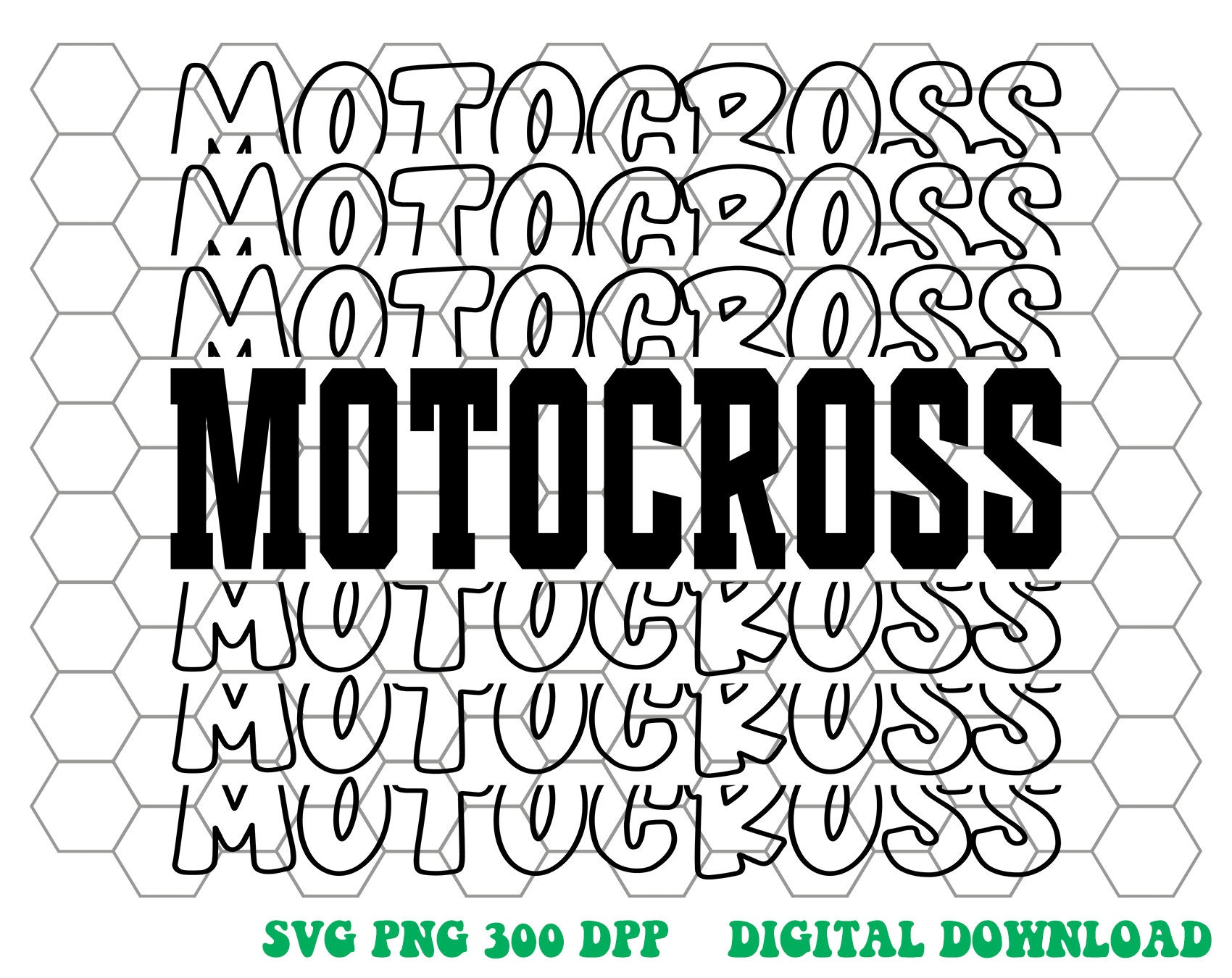 Motocross Svg Png, Motocross Day Svg Png, Race Day Svg Png, Black and ...