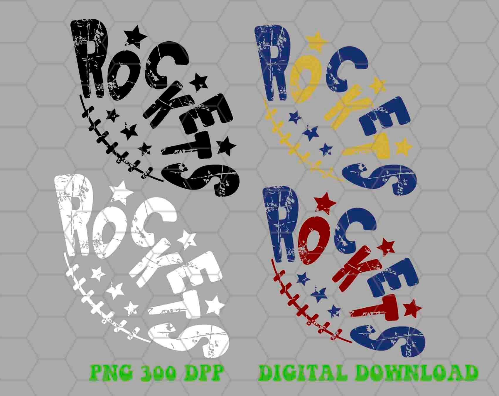 Rockets Png 3 Desighs FREE, Rockets Color Letters Stars Ball Seam ...