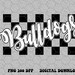 Checkered Bulldogs Svg Png, Retro Vintage Bulldogs Svg Png, Bulldogs ...