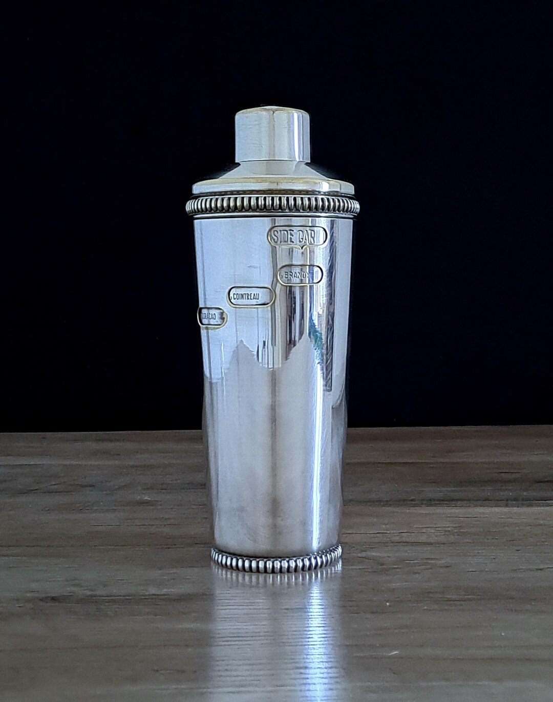 Macabo Italy Vintage Cocktail Shaker, Silver-plated Recipe Shaker ...