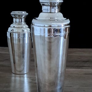 French Art-deco Cocktail Shakers, Set of Three 20th Century Vintage. - Etsy