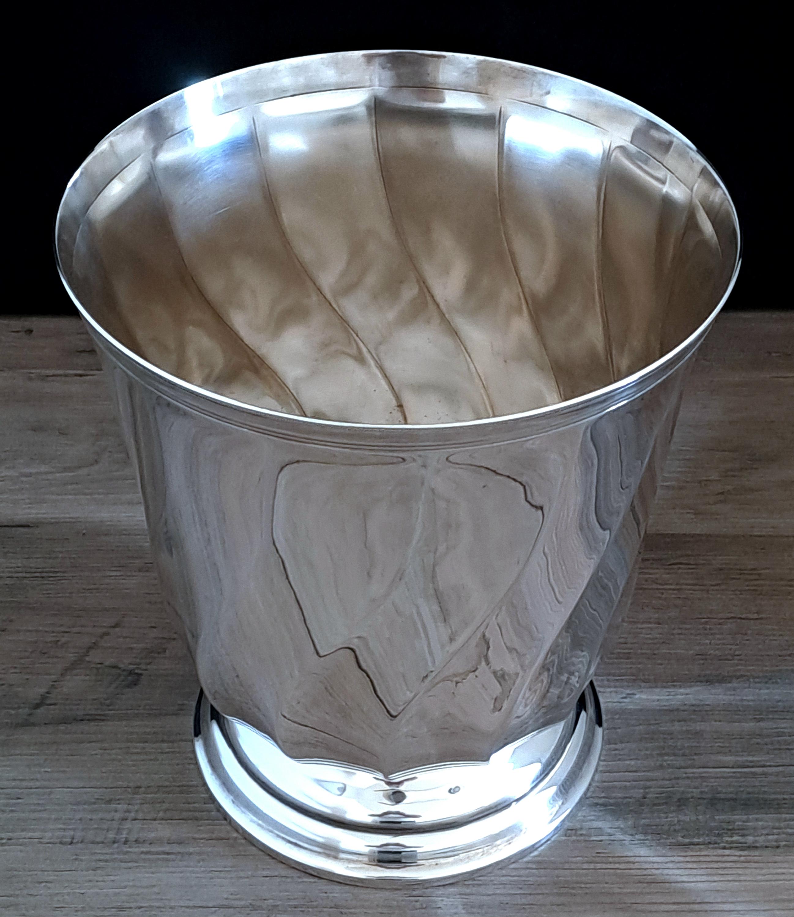 Luxury Champagne Bucket by Christofle Paris, Vintage Model Torsades ...