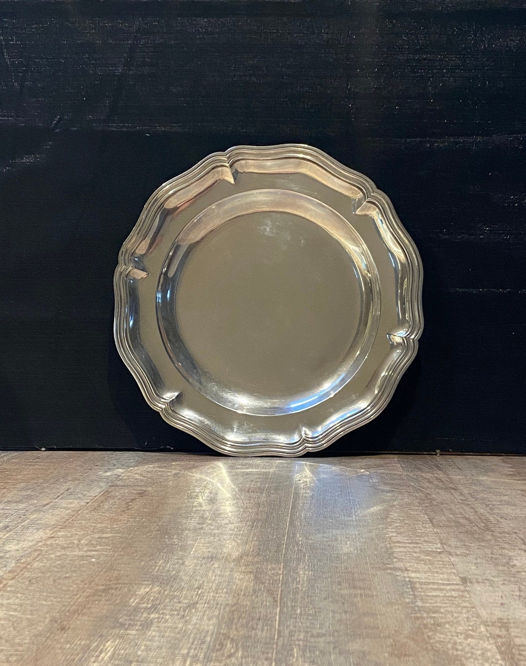 Christofle Paris Vintage, Large Serving Platter Finished With Silver ...