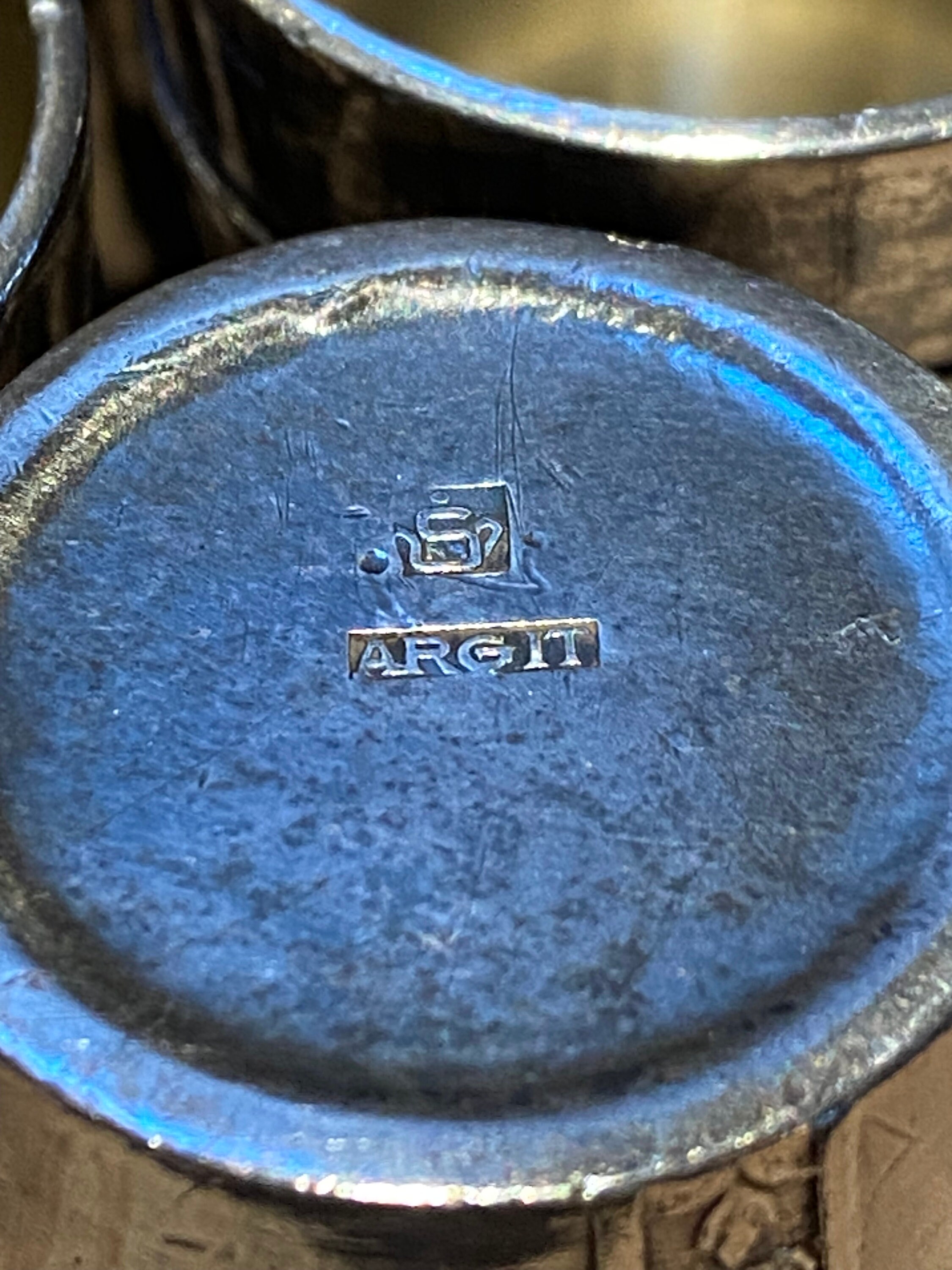 Argit Paris Liquor Service, Rare Early Century Art-nouveau Finished ...