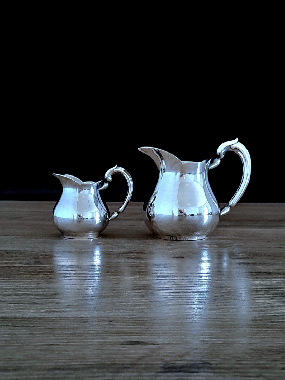 Christofle Paris Small Antique Pouring Jugs, Set of Two Finished With ...