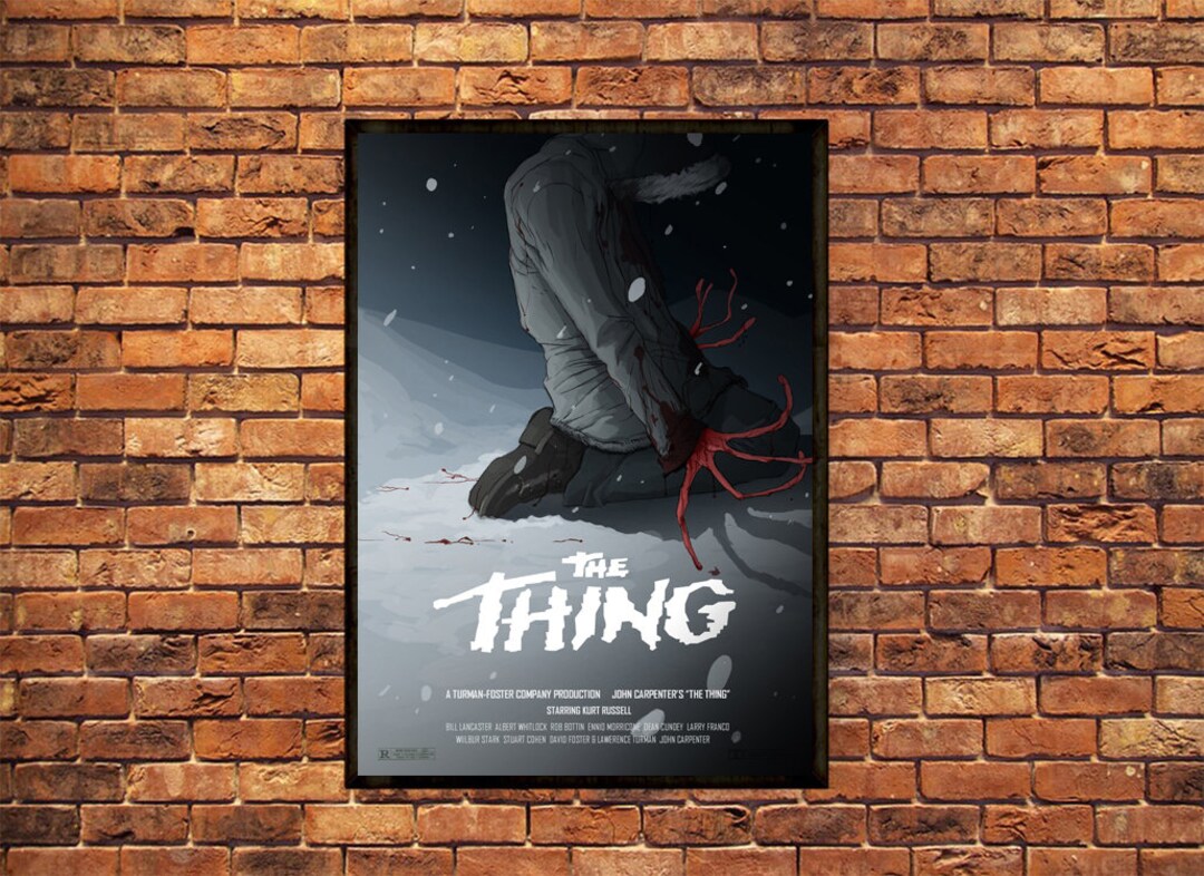 The Thing Horror Antarctica Alien Virus Movie Film Cover - Etsy