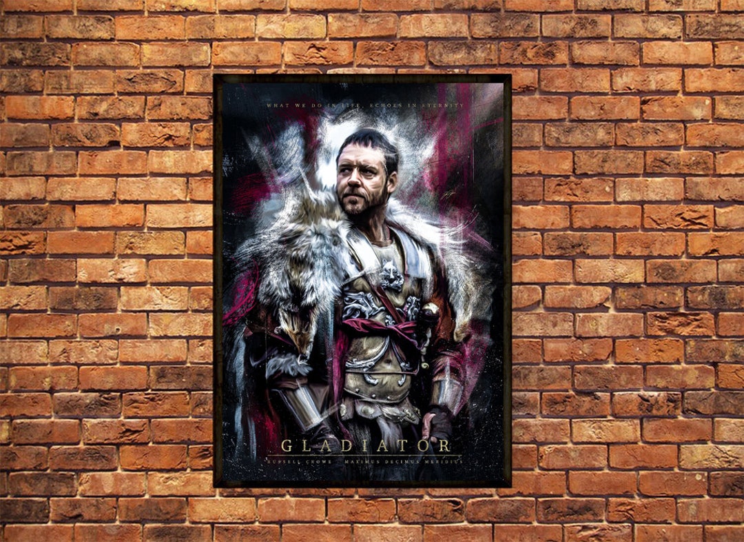 Gladiator Art Work Cover Movie Poster Wws - Etsy