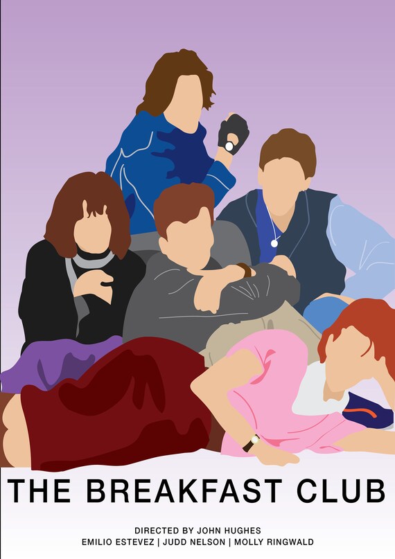 The Breakfast Club Minimalist Poster