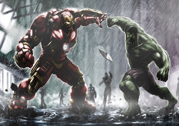 Avengers Age Of Ultron Hulk Vs Iron Man