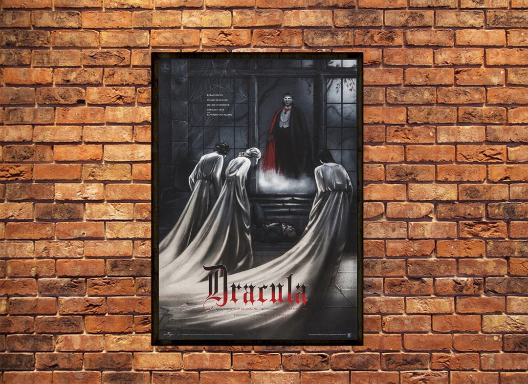 Dracula Artwork Home Decora Tion Poster - Etsy