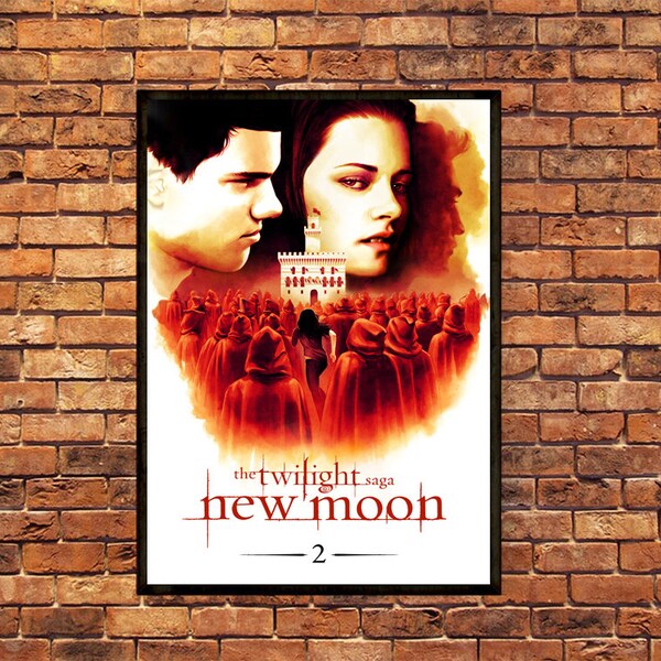The Twilight Saga New Moon Movie Poster - Etsy
