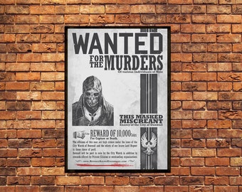 Video Game Wanted Poster - Etsy