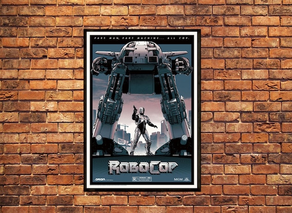 Robocop Vs Ed 209 Part Man Part Machine ... All Cop Artwork - Etsy