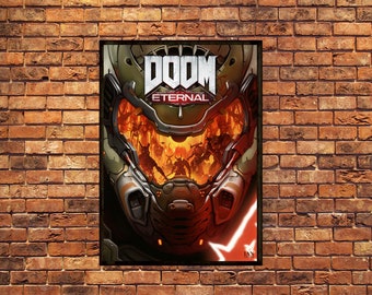 Doom Eternal Game Poster - Etsy