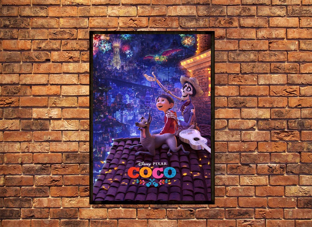 Coco Animated Movie Cover Poster - Etsy
