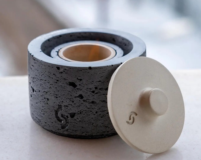 Mini Fire Pit Led Tealight Candle With Holder 3D Printed - Etsy