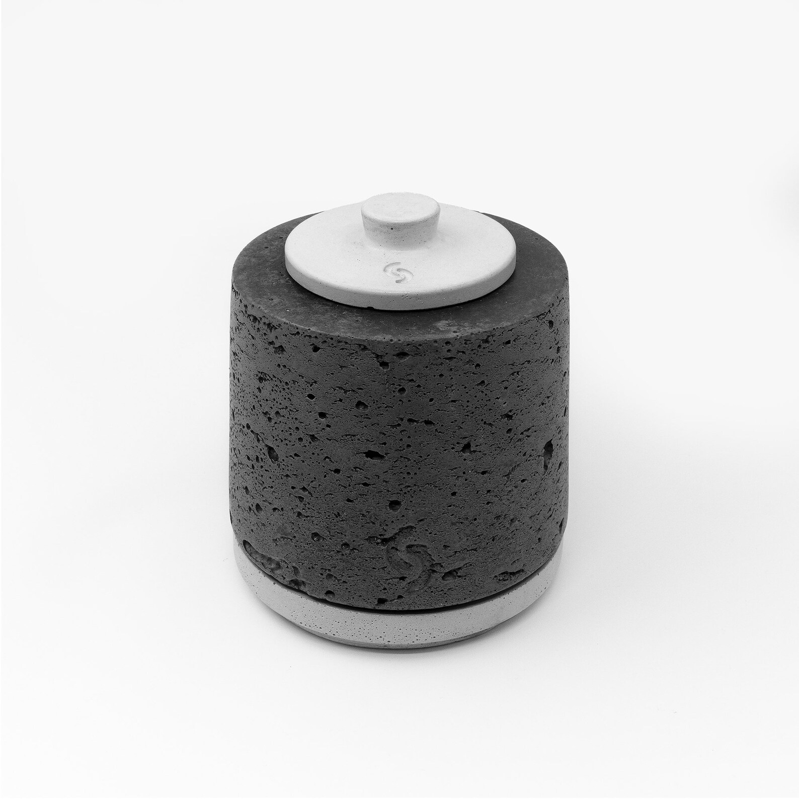 Poly Round Mini Desktop Fire Pit, Indoor Decoration Portable Fireplace ...