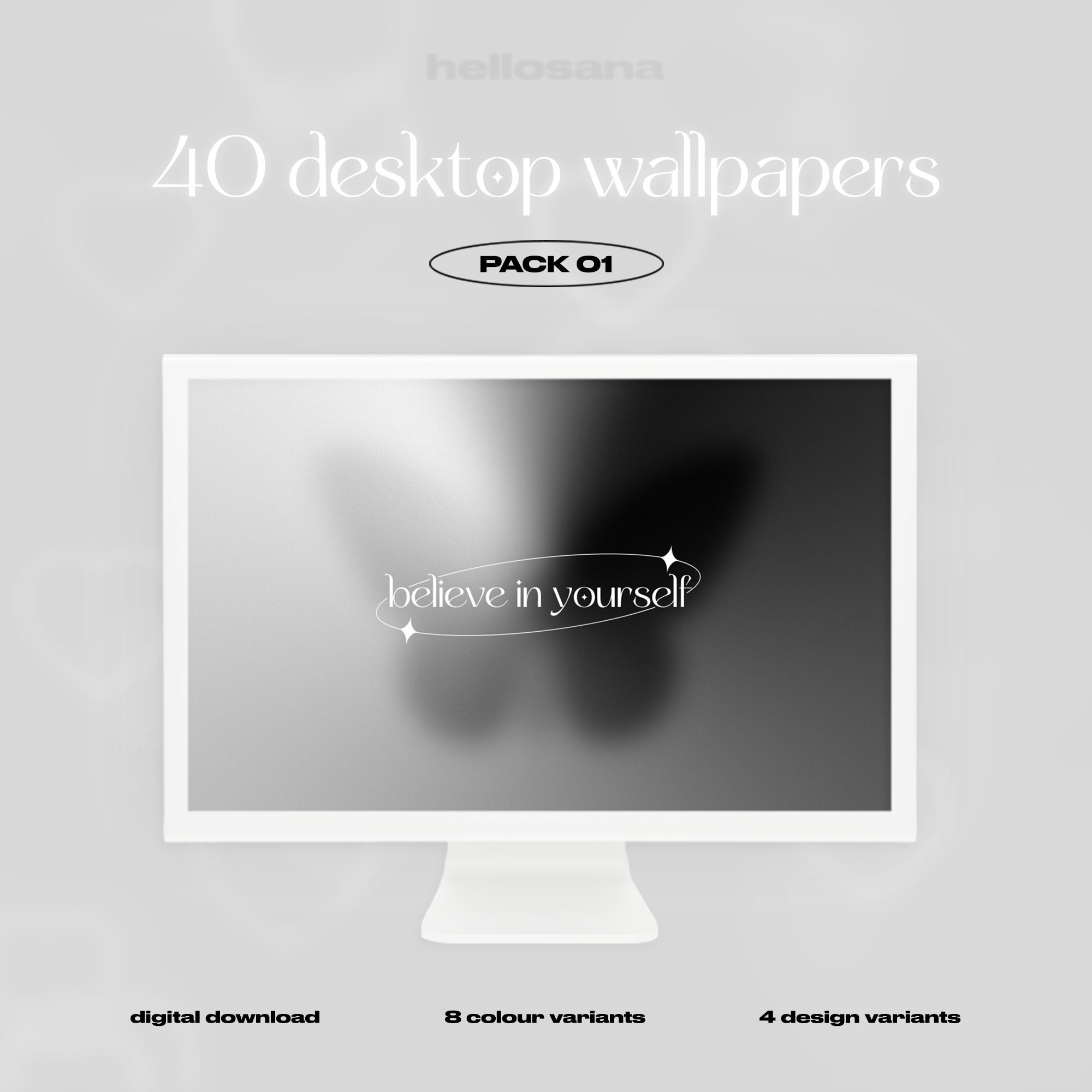 Gradient Wallpaper for Desktop & Macos (40 Variants) - Etsy