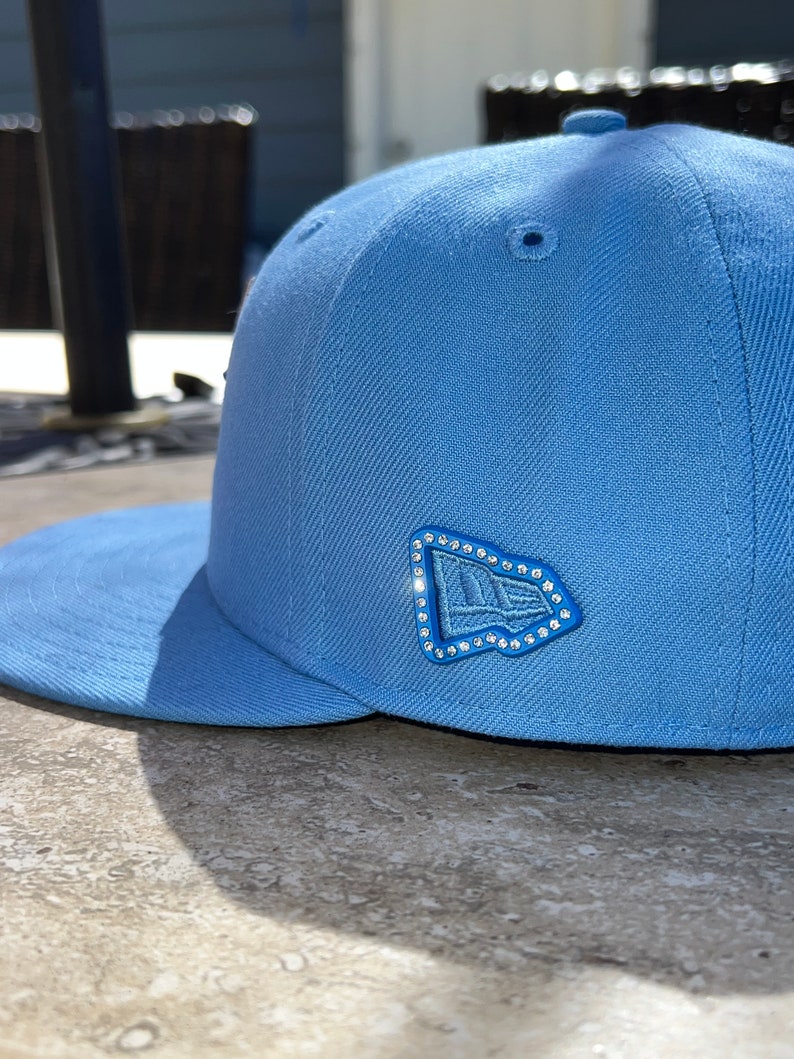 New Era Frame Fitted Hat Pin With Gems Blue Red Grey UNC - Etsy