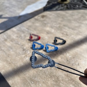 New Era Frame Fitted Hat Pin With Gems Blue Red Grey UNC - Etsy