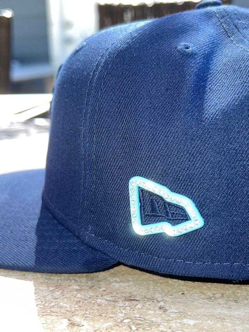New Era Frame Fitted Hat Pin With Gems Blue Red Grey UNC - Etsy