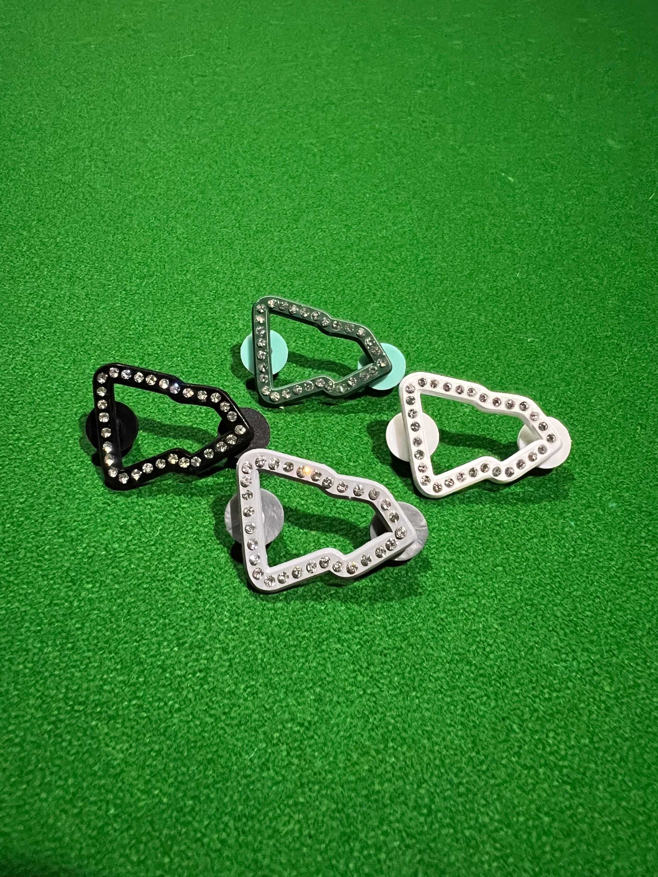 New Era Frame Fitted Hat Pin With Gems Green White - Etsy