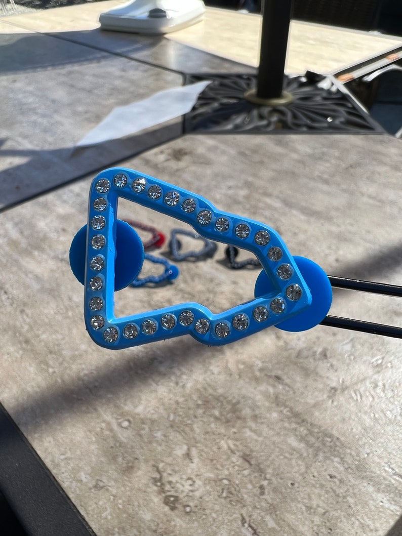 New Era Frame Fitted Hat Pin With Gems Blue Red Grey UNC - Etsy