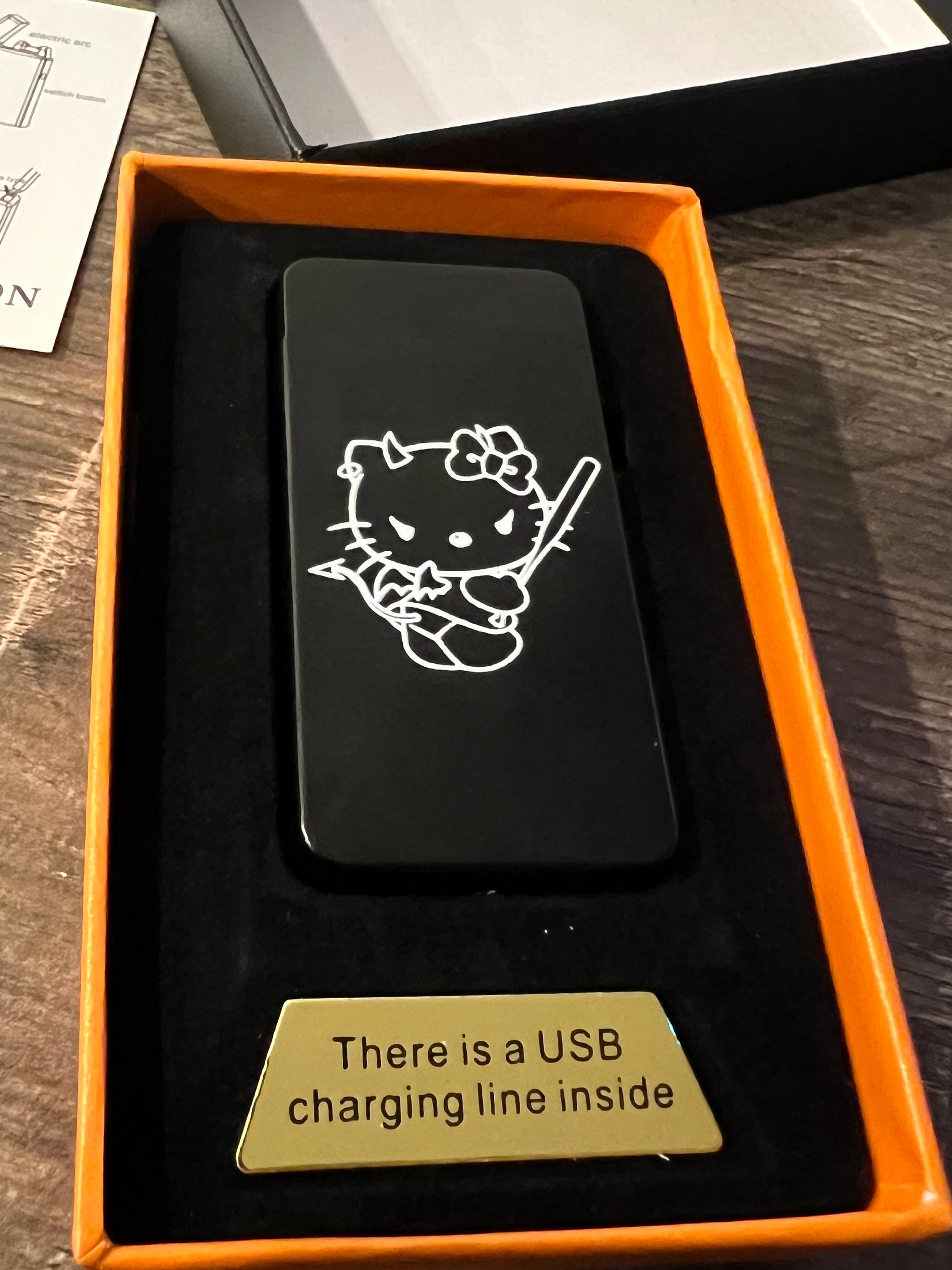 Hello Kitty Lighter Electric Rechargeable Plasma Metal Frame Custom - Etsy