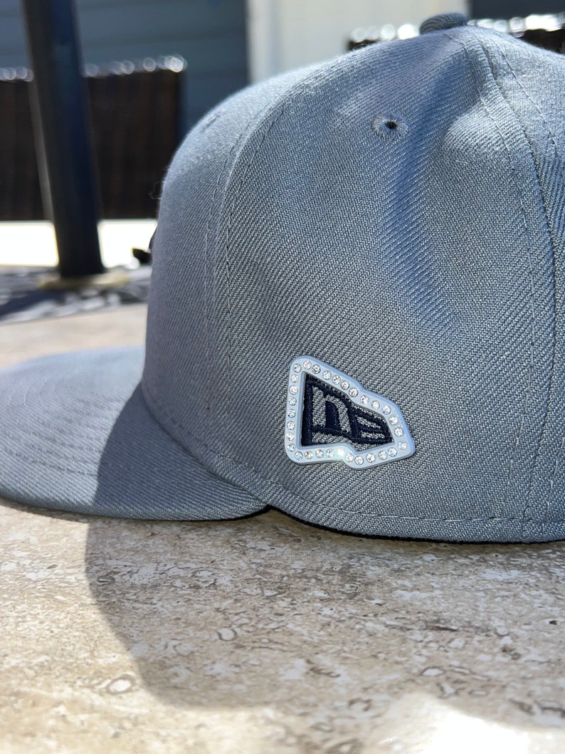 New Era Frame Fitted Hat Pin With Gems Blue Red Grey UNC - Etsy