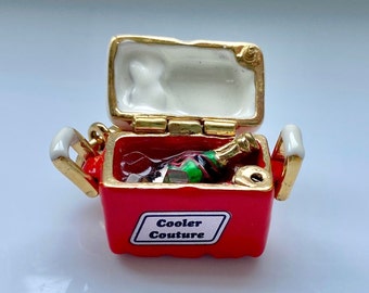 Enamel Ice Box - Etsy