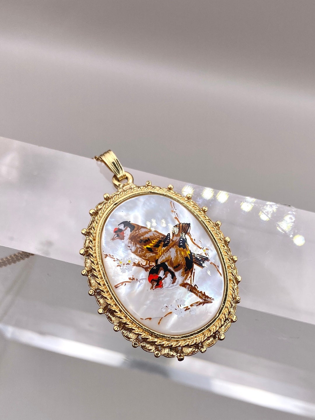 Vintage Stratton England Jewellery Designer Goldfinch Bird - Etsy